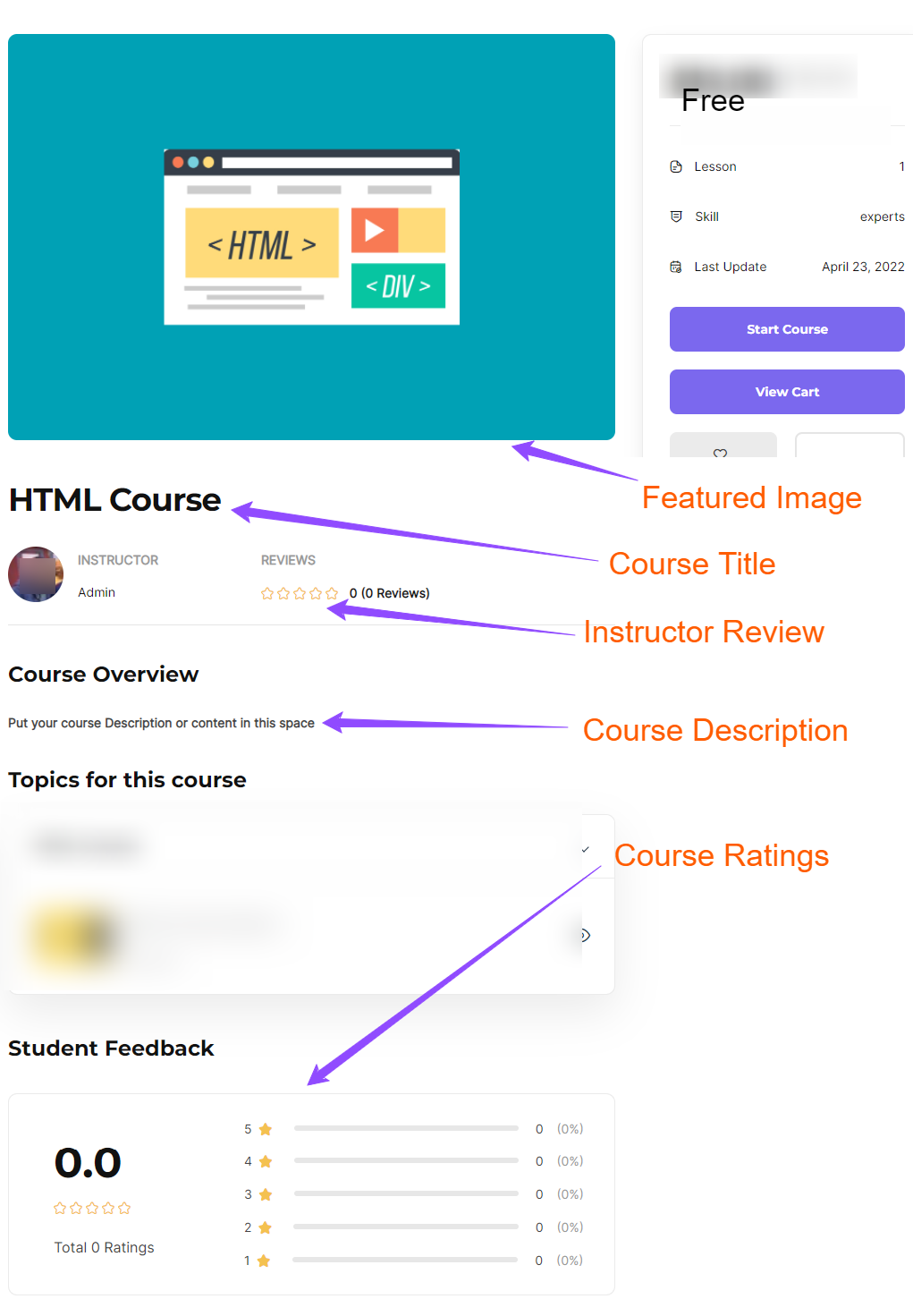 How to create course? - Academy LMS