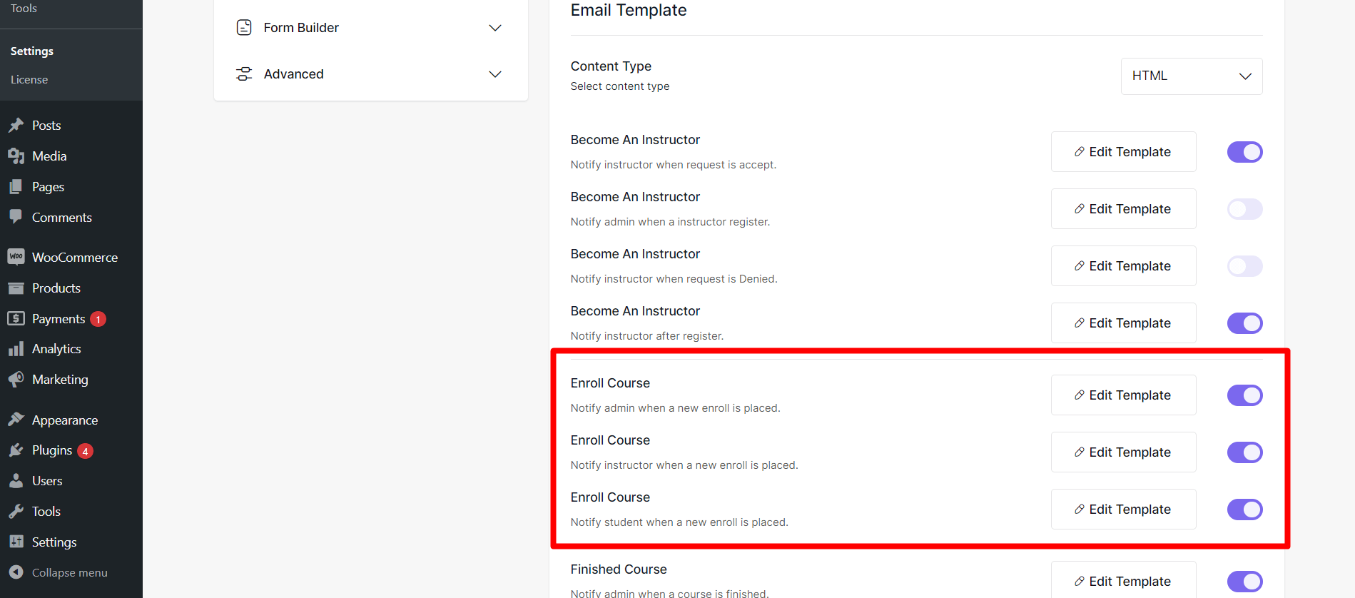 How to use Email Notification? - Academy LMS
