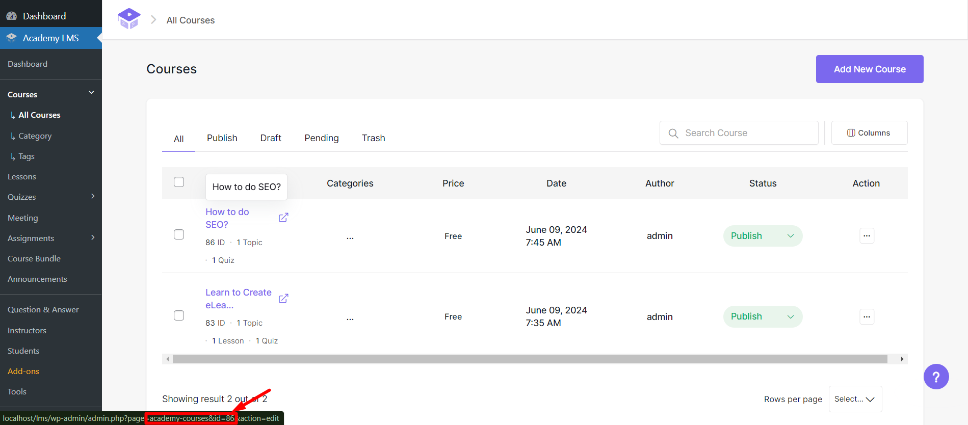 How to use Academy LMS manual enrollment? - Academy LMS