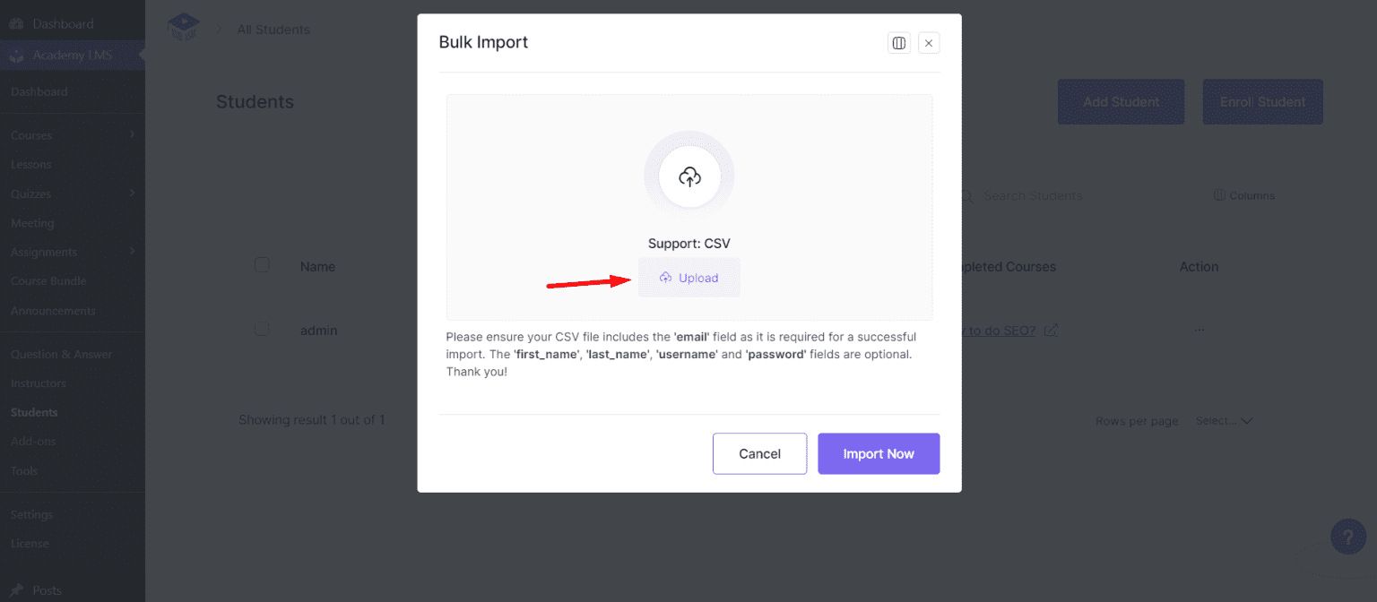 How to use Academy LMS manual enrollment? - Academy LMS