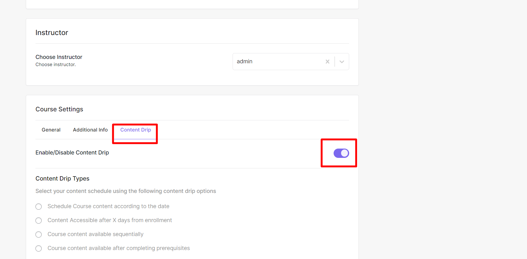 How to use Content Drip? - Academy LMS