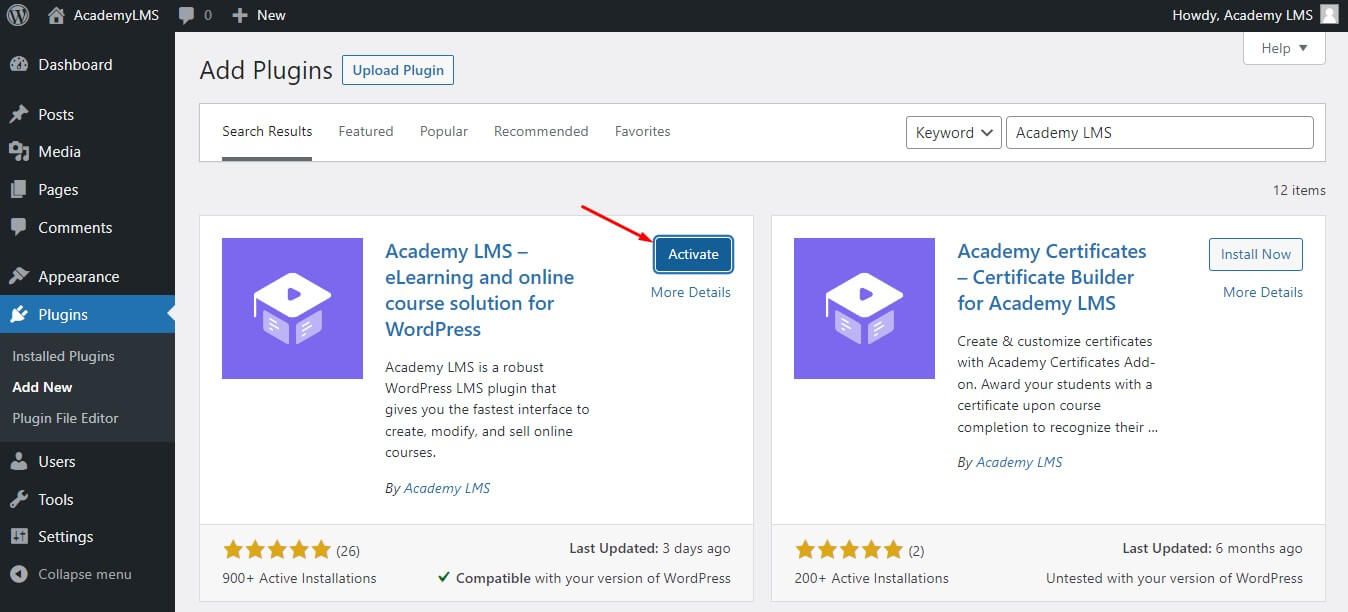 How to install Academy LMS? - Academy LMS