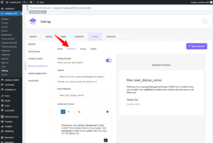 How to use Email Notification? - Academy LMS