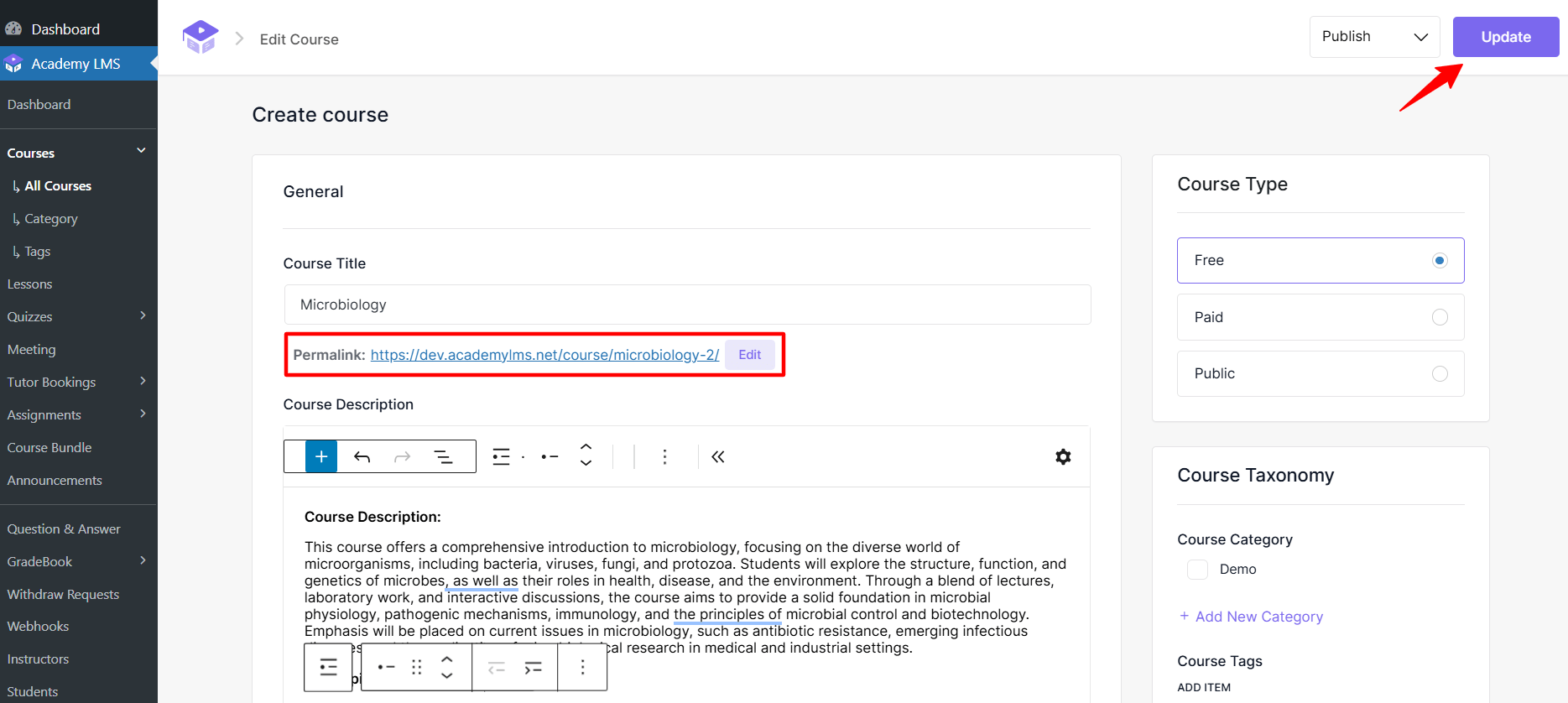 How to Create Course? - Academy LMS