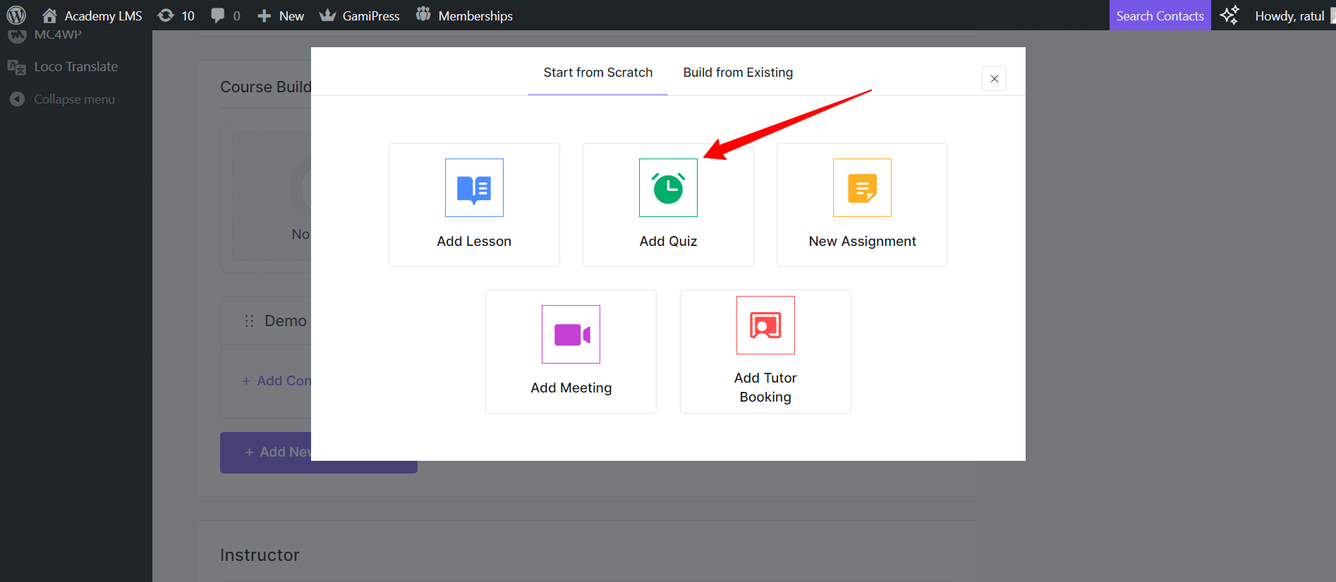How to use Academy LMS quiz builder? - Academy LMS
