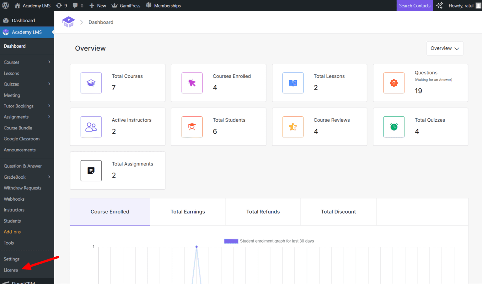 How to Activate Academy LMS License? - Academy LMS
