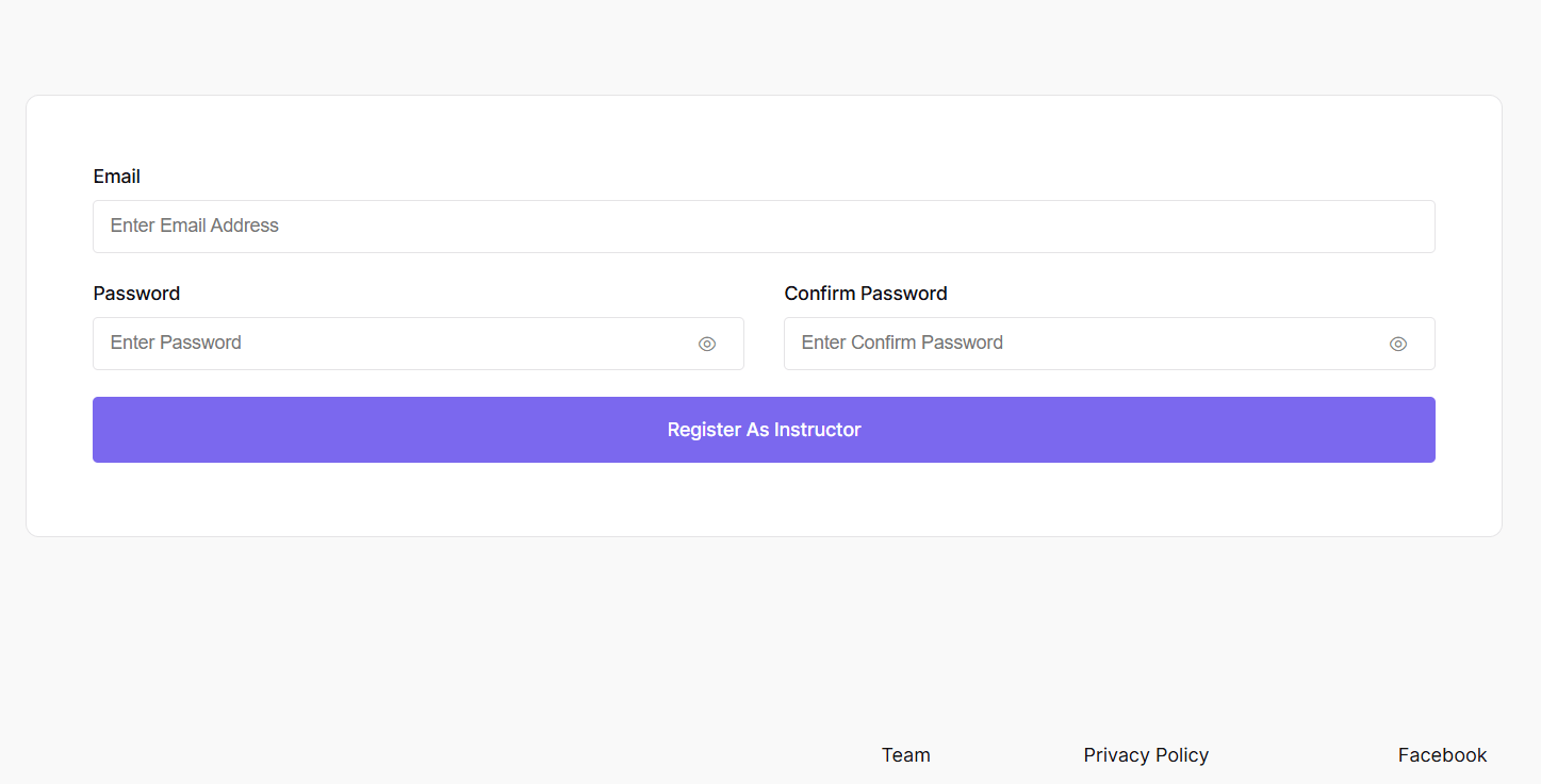 How to use Academy LMS instructor registration shortcode? - Academy LMS