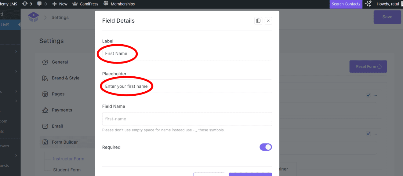 How to Use Academy LMS Form Builder? - Academy LMS