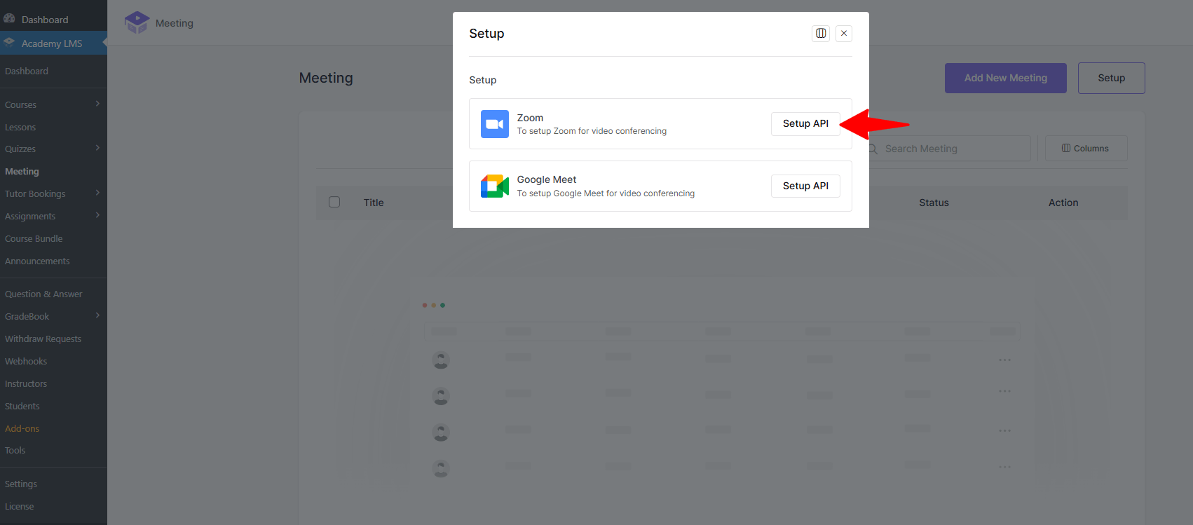 How to use Zoom Integration in Academy LMS? - Academy LMS